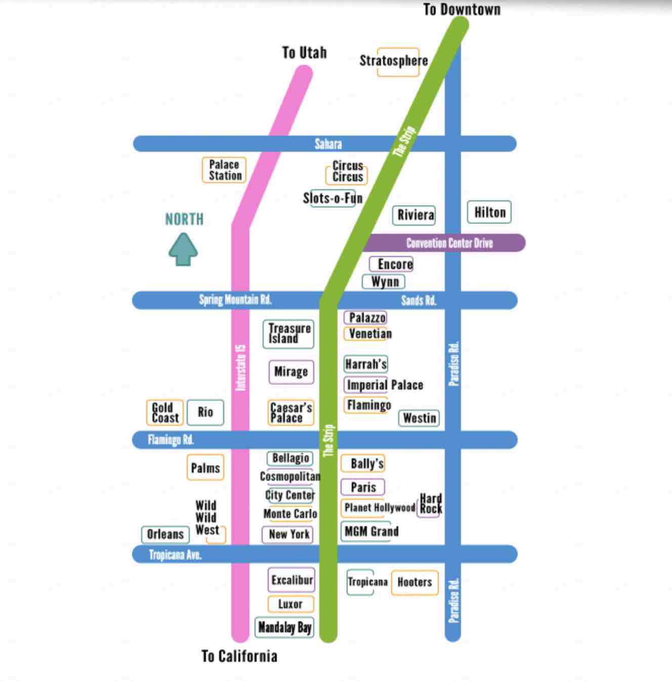 Quels sont les hôtels incontournables du Strip de Las Vegas ? - Las ...